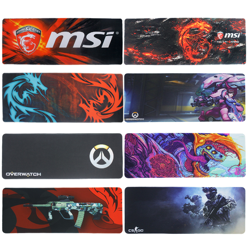 Custom Big Deskmat CS GO/LOL/MSI/FORTNITE / Overwatch Gaming Mouse Pads ...