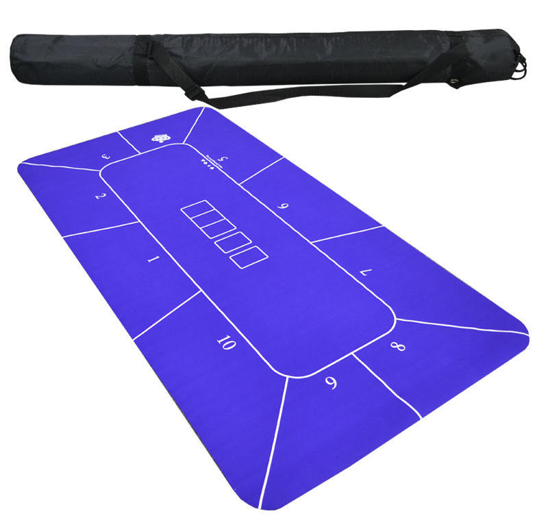Portable Rubber Poker Table Top Layout Professional Poker Mat - Buy ...