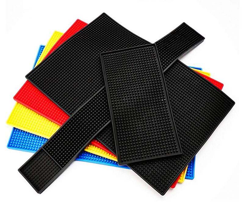 PVC Custom Logo Anti Slip Bar Service Mat Spill Rubber Bar Mat - Buy ...